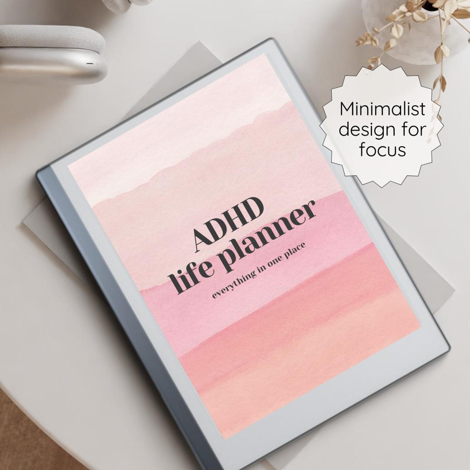 Remarkable Paper Pro ADHD Planner, Remarkable Paper Pro Templates ...