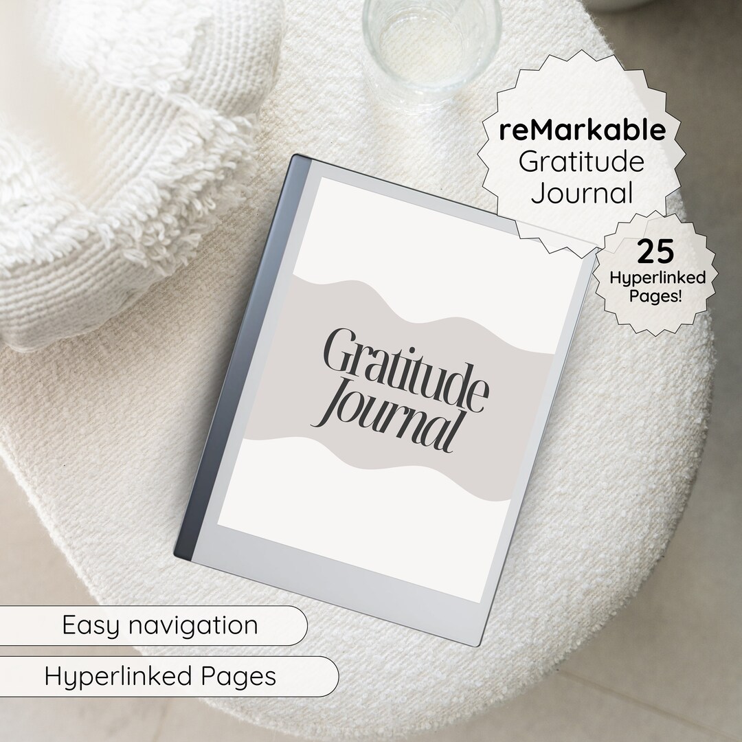 Remarkable 2 Gratitude Journal, Remarkable 2 Templates, Remarkable 2 to ...