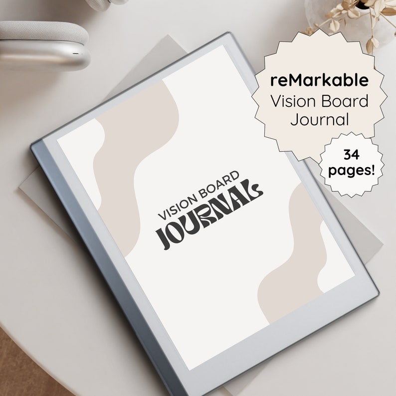 Remarkable 2 Vision Board Journal, Remarkable 2 Templates, Remarkable ...