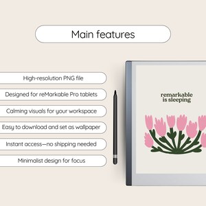 Sleep Screen for Remarkable Pro, Remarkable Paper Pro, Remarkable ...