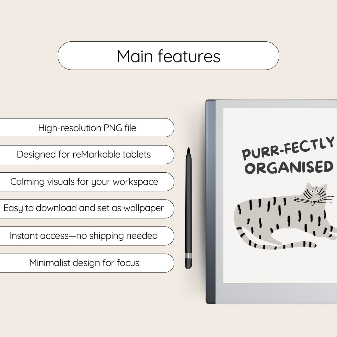 Remarkable Sleep Screen Template, Remarkable Notebook Template Screen ...