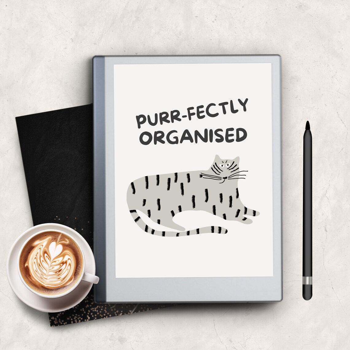 Remarkable Sleep Screen Template, Remarkable Notebook Template Screen ...