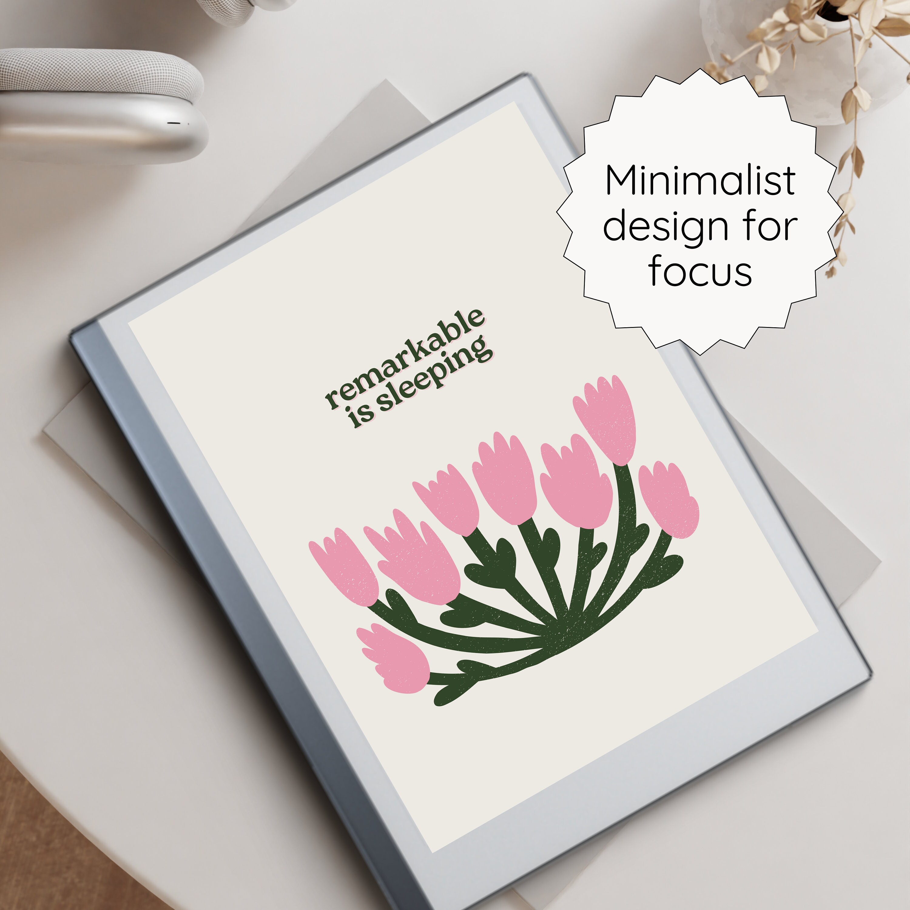 Sleep Screen for Remarkable Pro, Remarkable Paper Pro, Remarkable ...