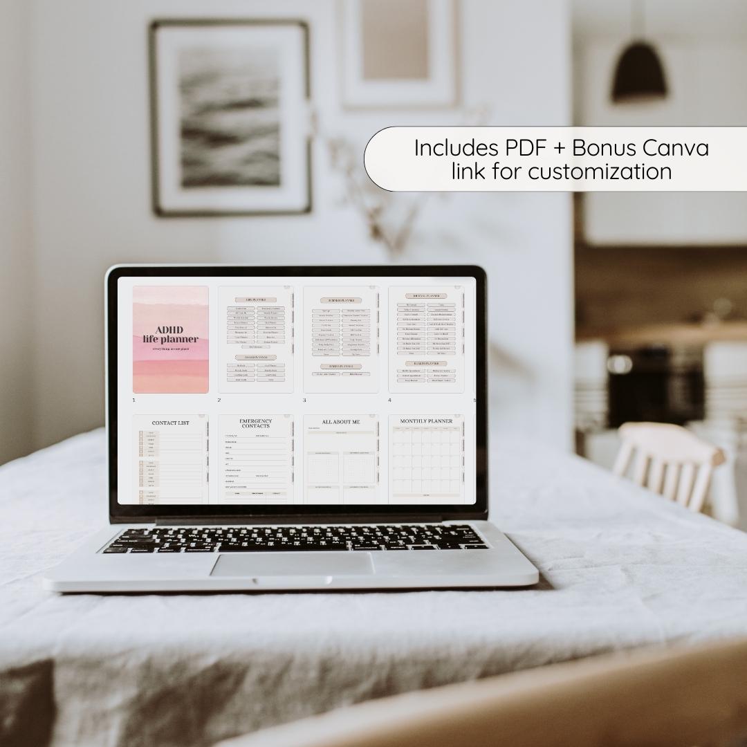 Remarkable Paper Pro ADHD Planner, Remarkable Paper Pro Templates ...