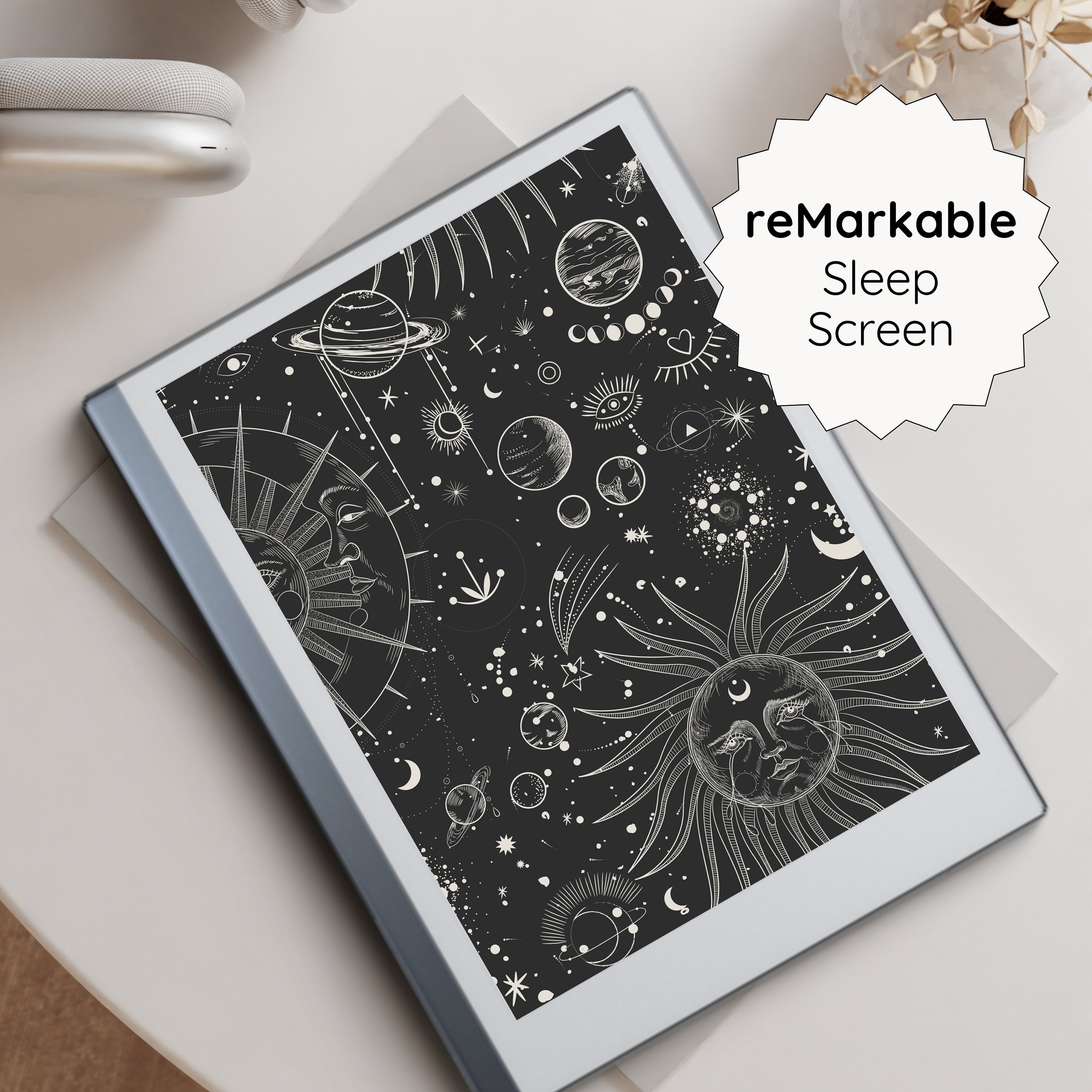 Remarkable Sleep Screen Template, Remarkable Notebook Template Screen ...