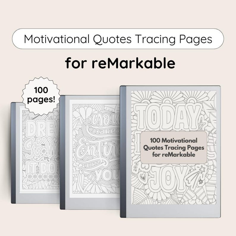 Motivational Quotes Tracing Pages for Remarkable, 100 Tracing Templates ...