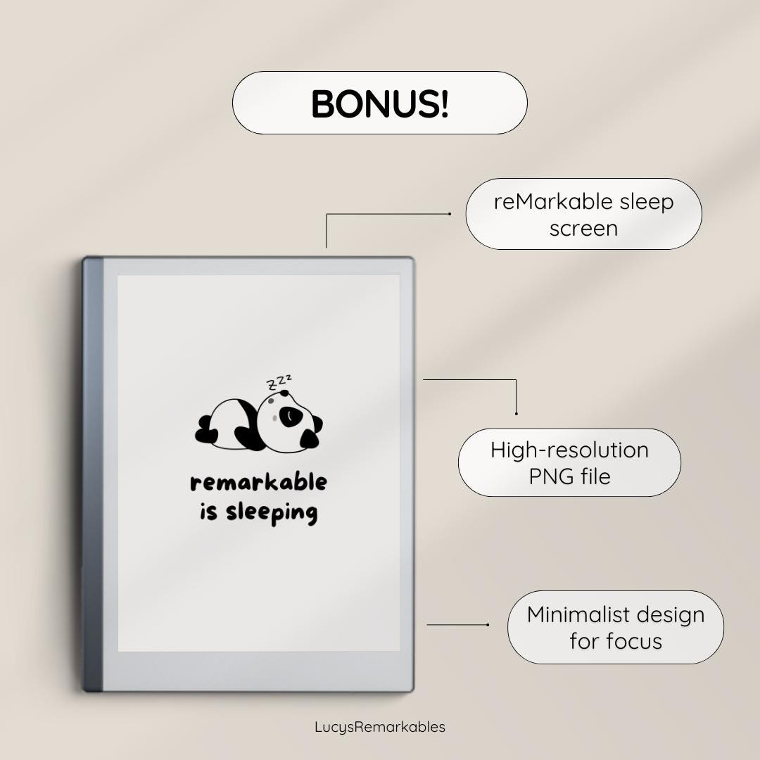 Remarkable Paper Pro 2025 Planner, Remarkable Paper Pro Templates ...