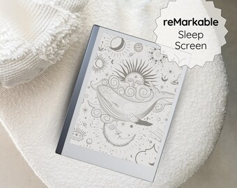 Remarkable Sleep Screen Template, Remarkable Notebook Template Screen ...