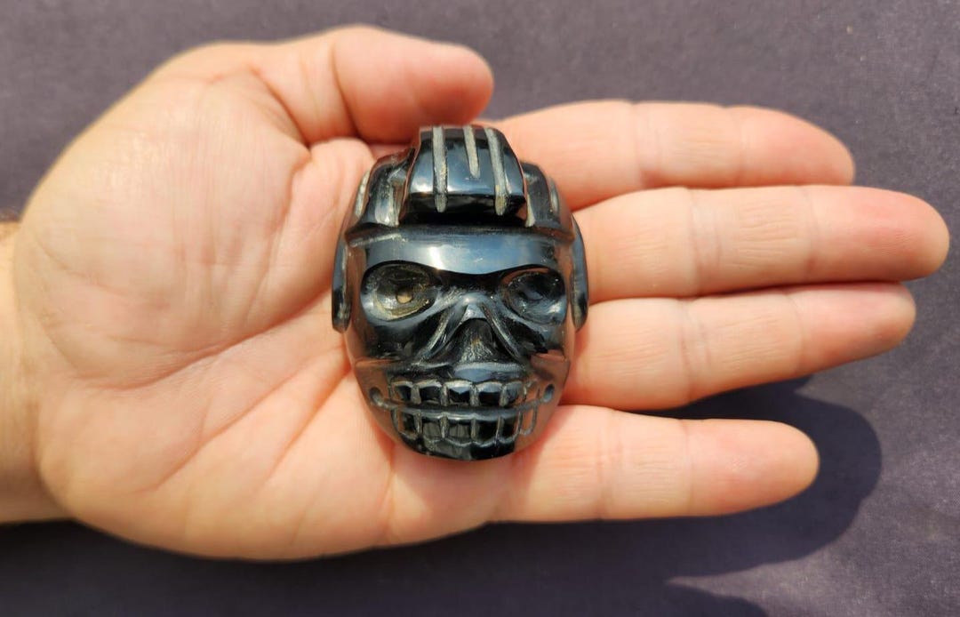 Pre Columbian Aztec Death God MICTLANTECUHTLI Collar Pendant - Mexico ...