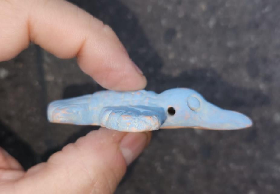 Mexican Aztec God Huitzilopochtli Hummingbird Clay Figure Pendant - Etsy