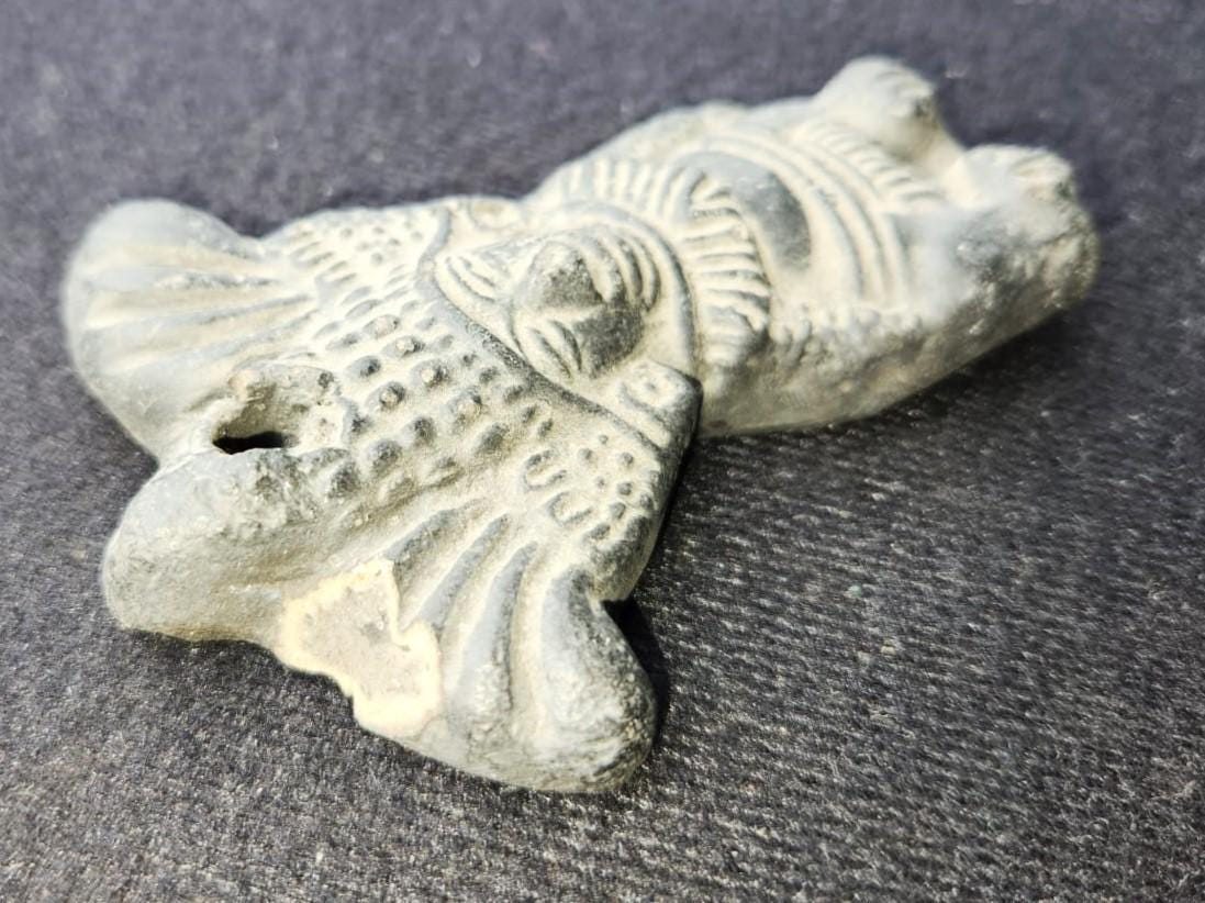 Pre Columbian Aztec Maya Style Clay Figurine Pendant - Etsy