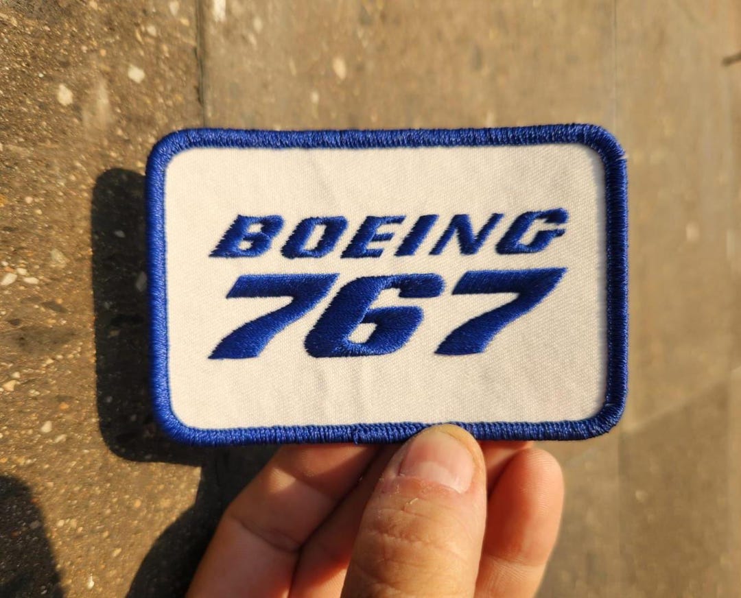 Boeing 767 Logo Emblem Patch - Airliner - Etsy