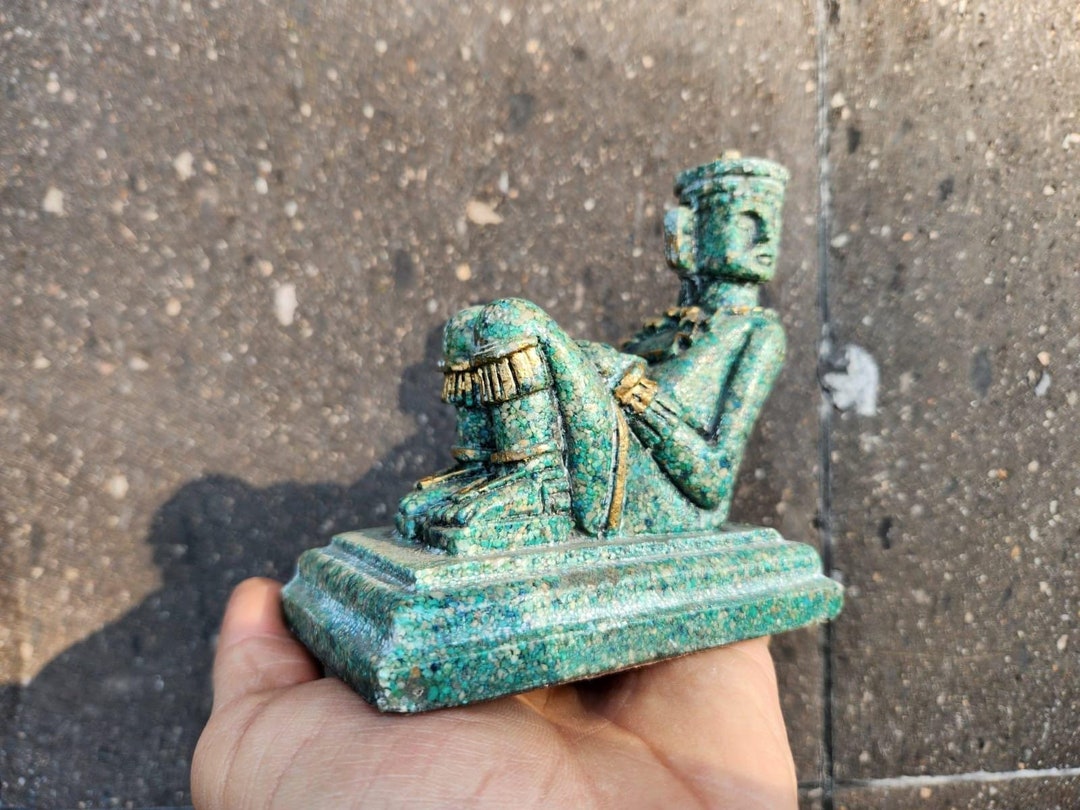 Pre Columbian Maya Aztec CHAC MOOL Clay Figure From Mexico Toltec ...
