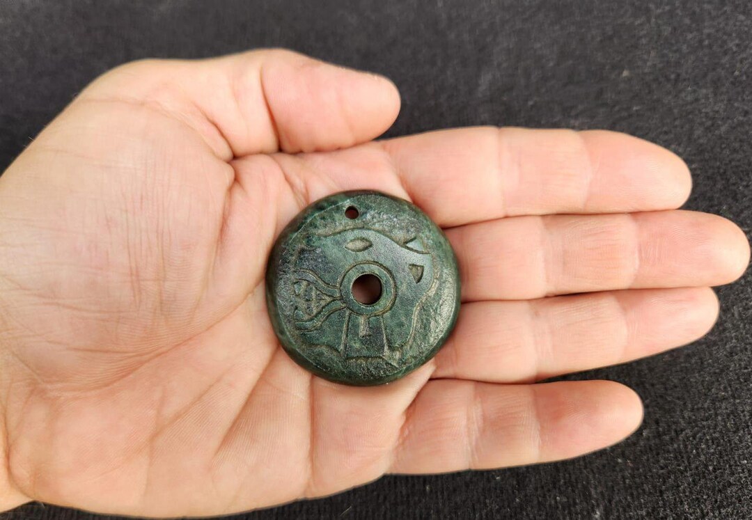 Pre Columbian Aztec Jaguar Jade Collar Pendant From Mexico - Etsy