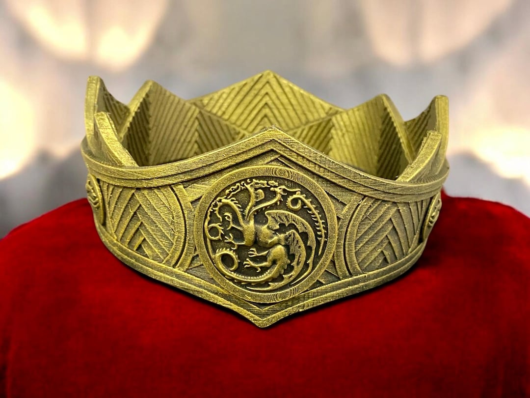 Rhaenyra Crown House of the Dragon Rhaenyra's Crown 3d Cosplay - Etsy