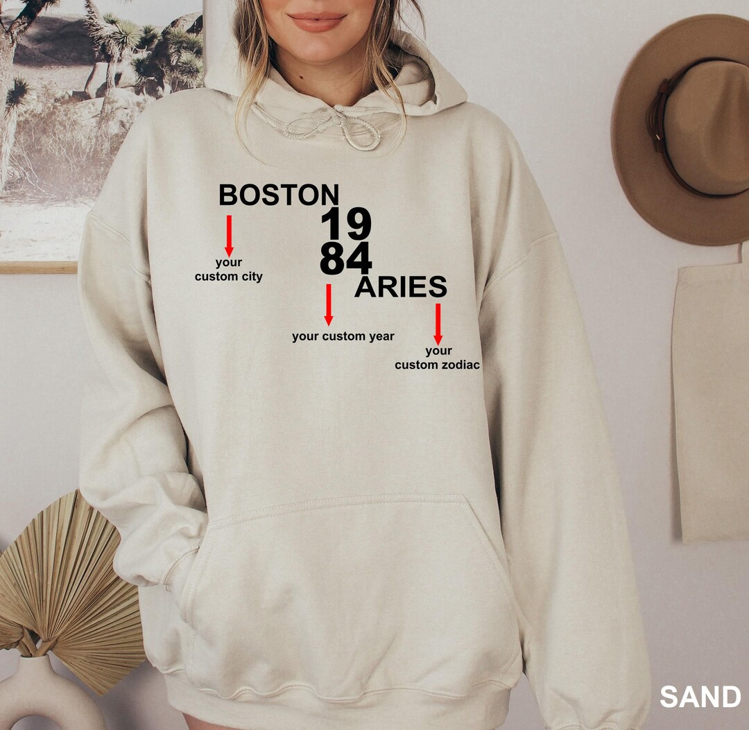Zodiac Sign Sweatshirt, Personalized Zodiac Horoscope Hoodie, Custom ...