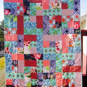 Pattern -- the Original Modern Five Patch Quilt Pattern PDF -- Instant ...