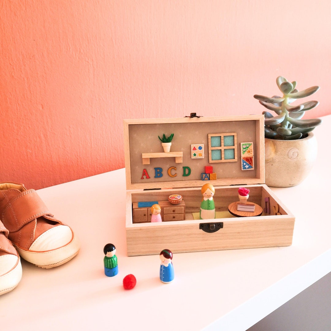 Classroom Peg Doll Playset, Early Childhood Teaching Playkit, Early ...