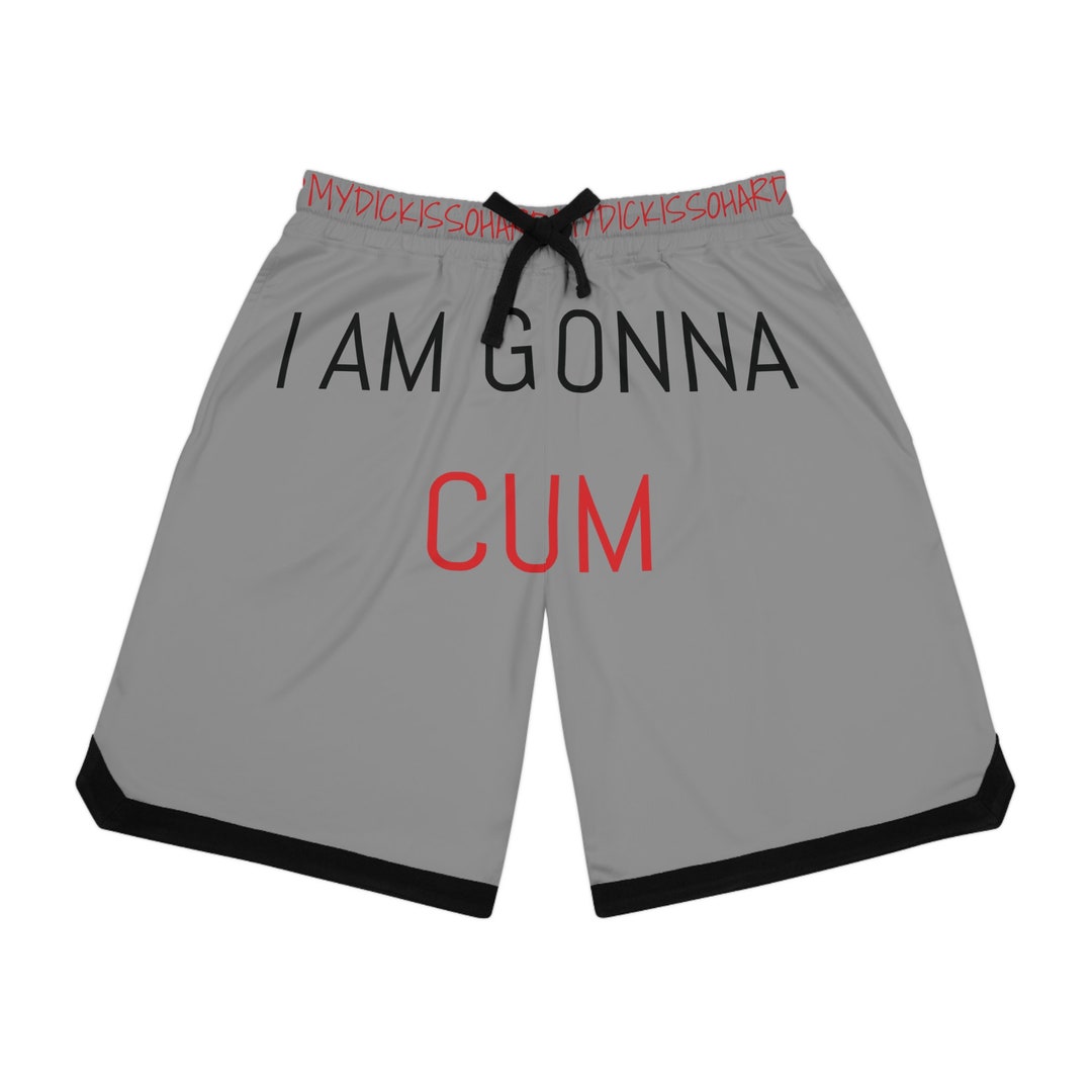 Basketball Rib Shorts, Funny & Cute Everyday Wear With IMGONNACUM ...