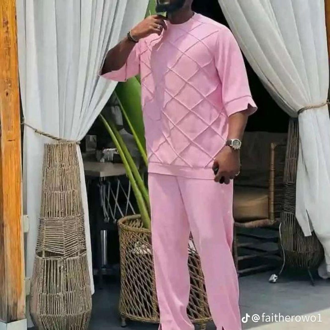 African Senator Wear for Men, Nigerian Senator Suit, Traditional ...