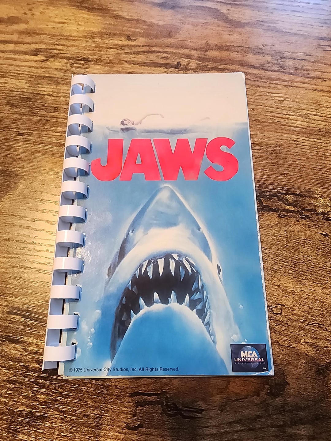 Jaws VHS Cover Journal - Etsy