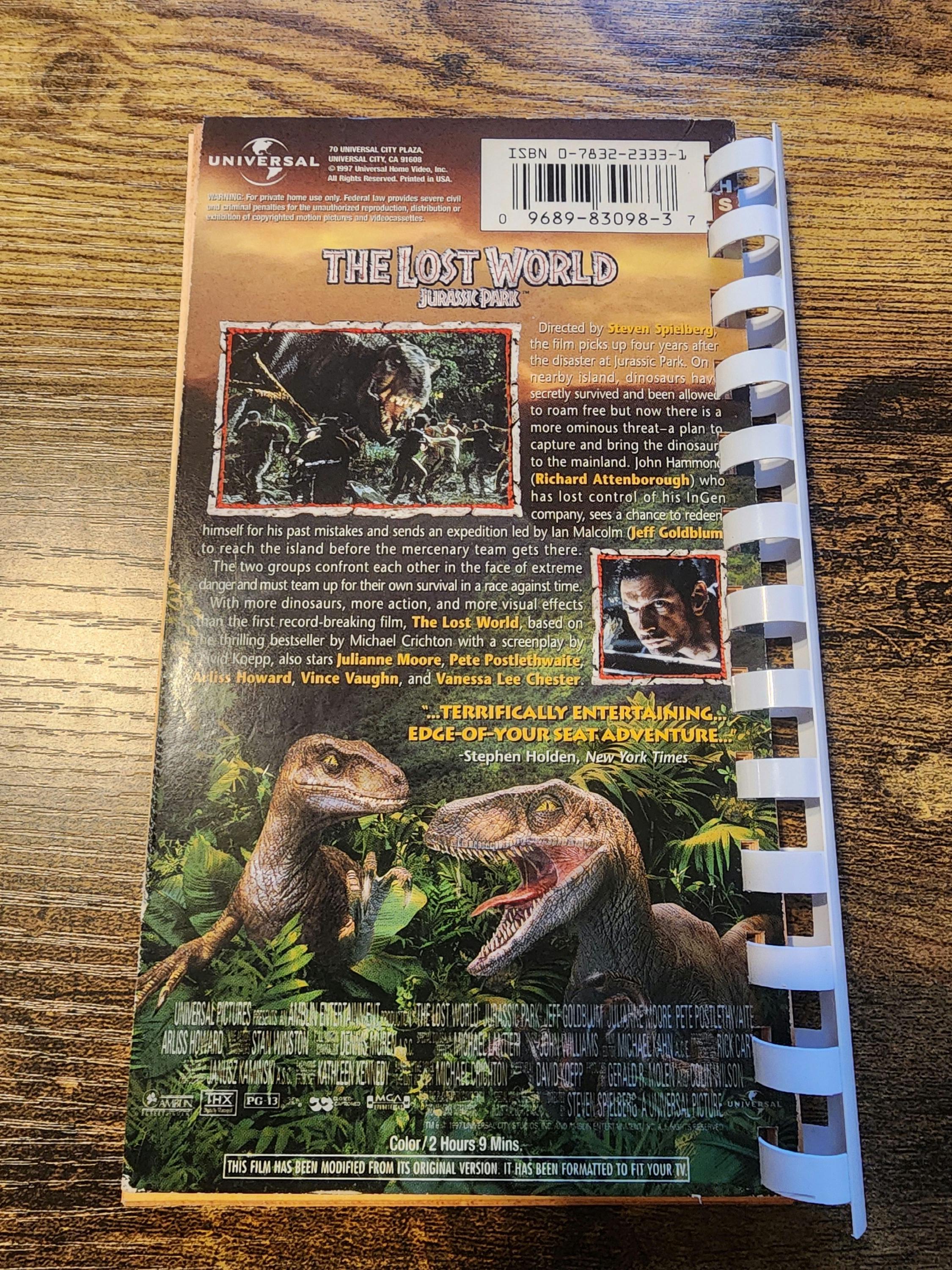 Lost World VHS Cover Journal - Etsy