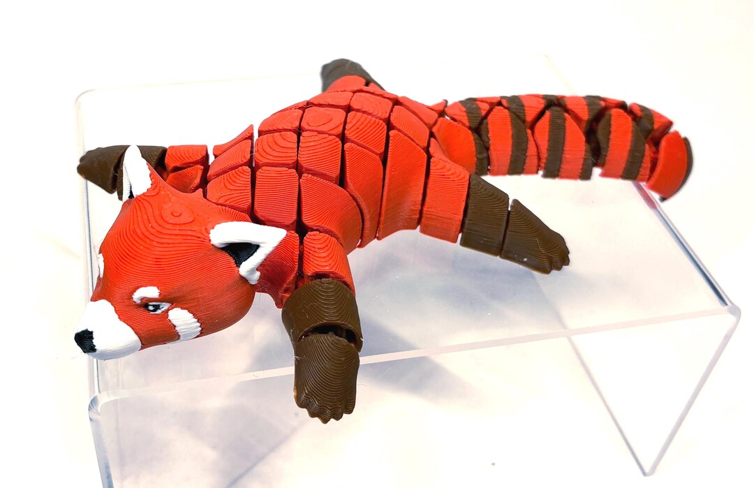Randy Red Panda Floppy Flexi Fidget - Etsy