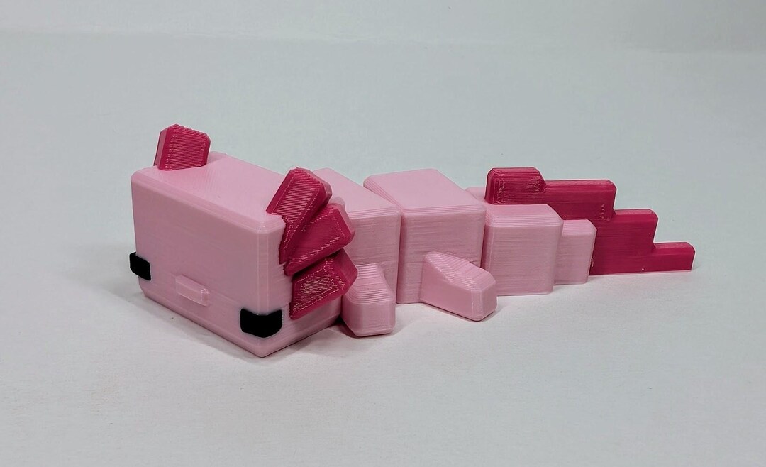 8-bit Bloxolotl Axolotl *retro Pinkie Pie* - Etsy