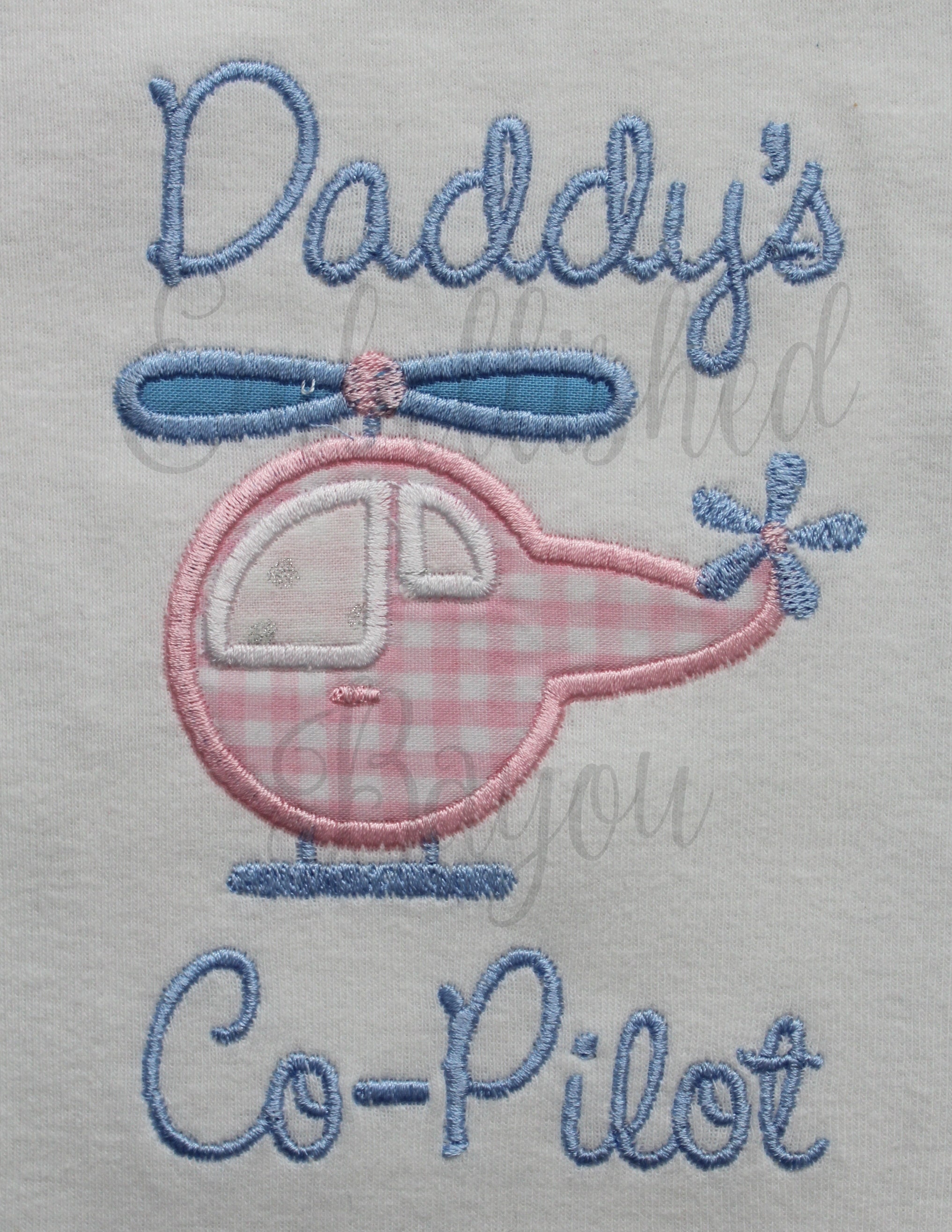 Daddy's Co-pilot Bodysuit or T-shirt With Helicopter | Etsy