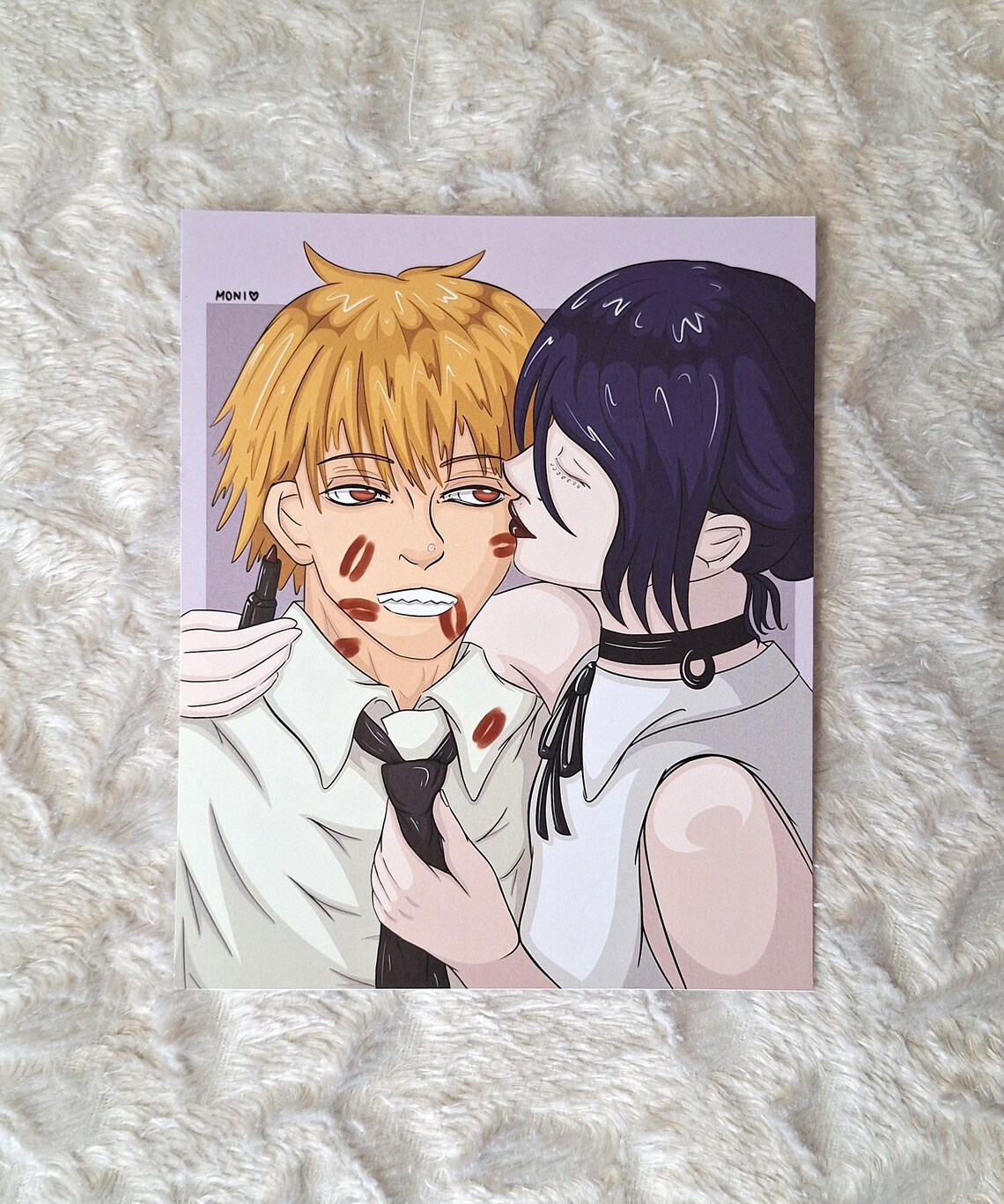 Print of the Anime Chainsaw Man (csm) | Denji and Reze - Etsy