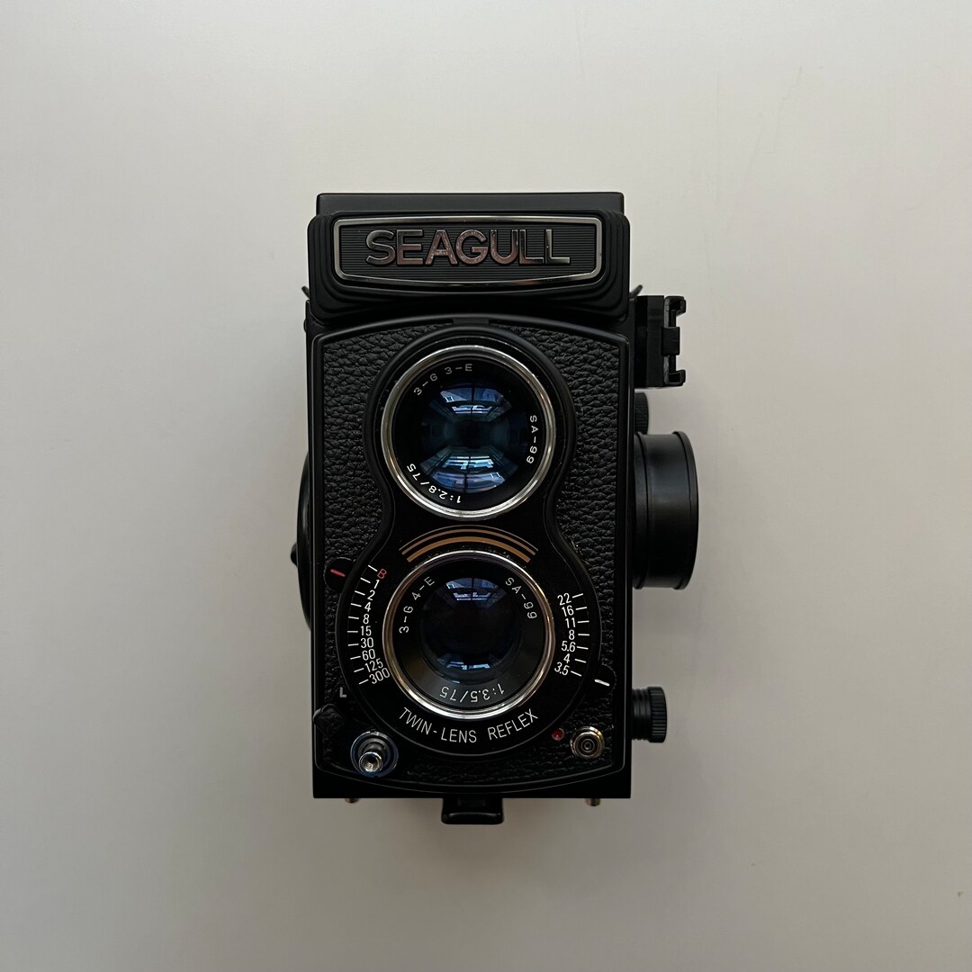 Seagull 4A-105 6X6 W/ 75mm F3.5 Lens - TLR Medium Format Camera S/n ...
