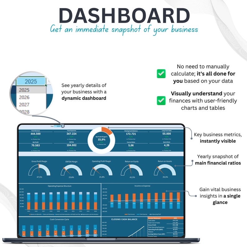 DCF and IPO Valuation Financial Model Excel and Google Sheets Template ...