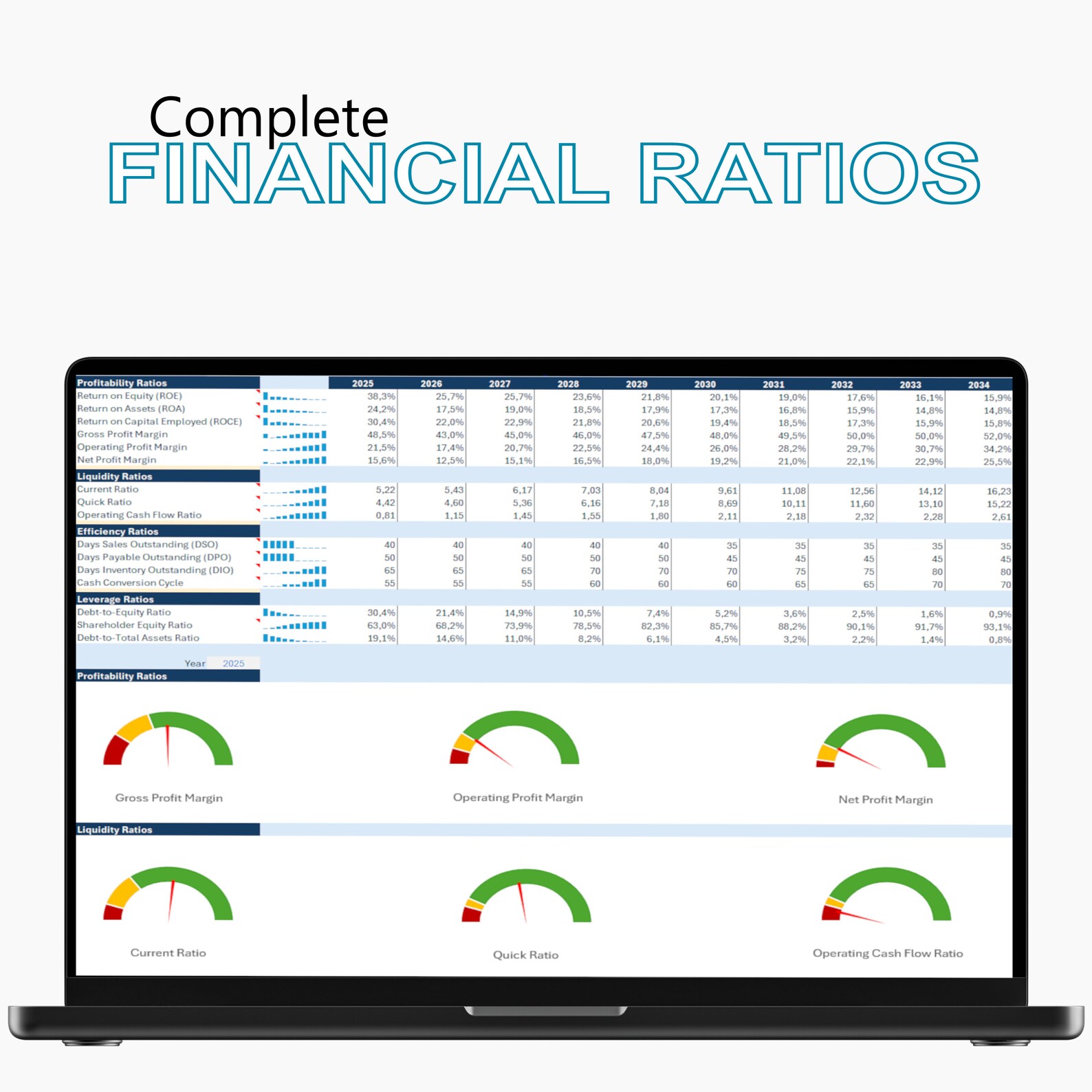 Advanced Financial Model 10-year Business Valuation Model Excel ...
