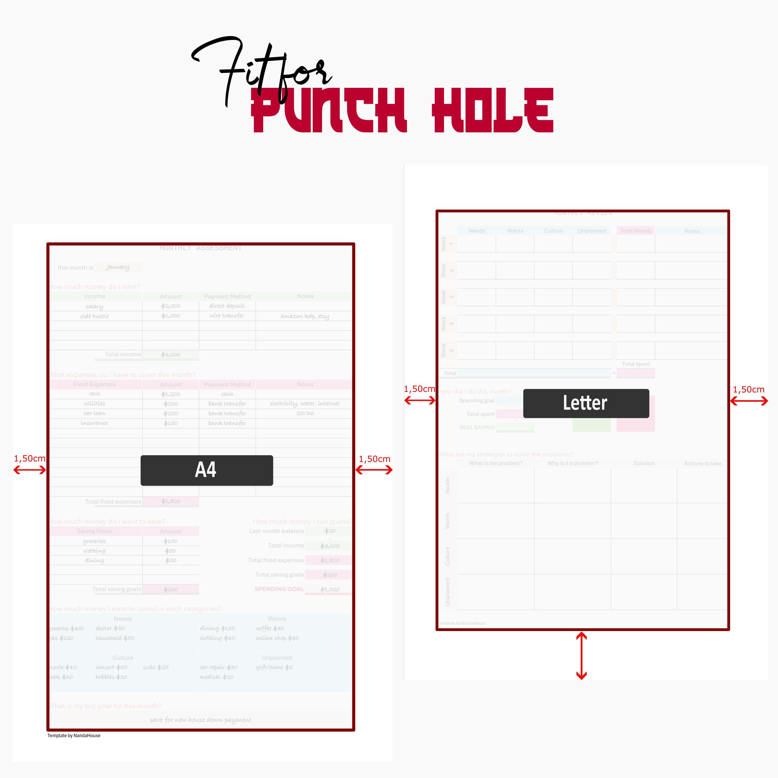 Kakeibo Japanese Income and Expense Tracker: Editable Binder Sheet ...