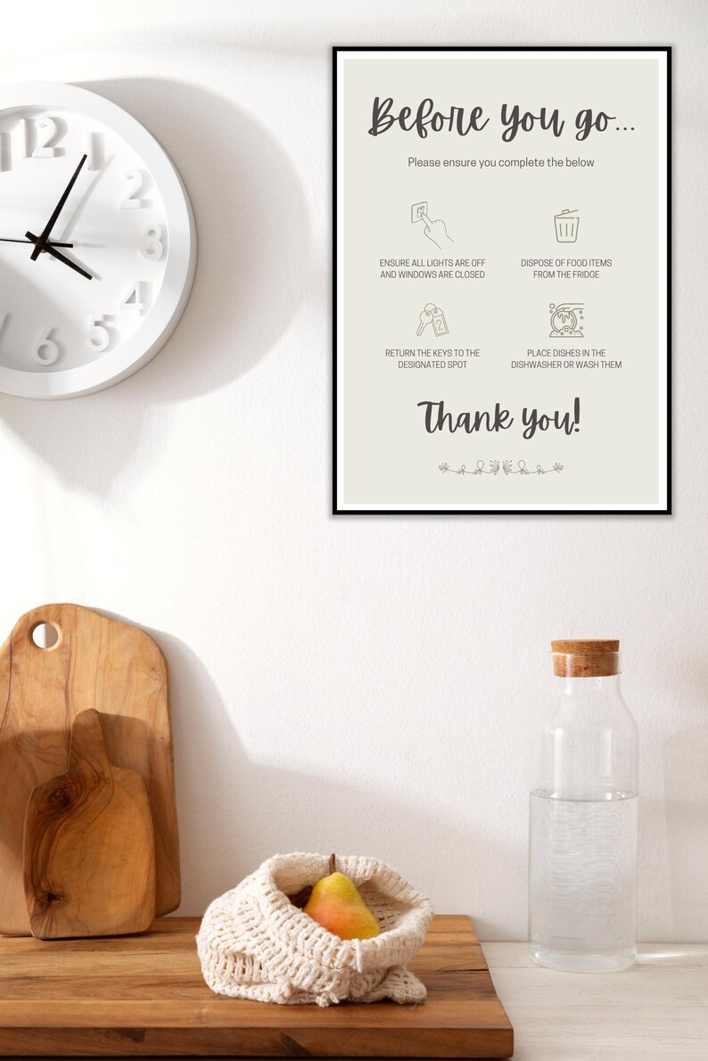 Welcome Sign Bundle Vacation Rental | Editable Canva Template for ...