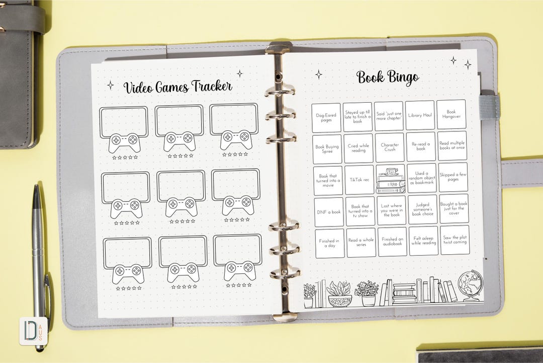 Ultimate Bullet Journal Set Printable Inserts Pre-made Bullet Journal ...