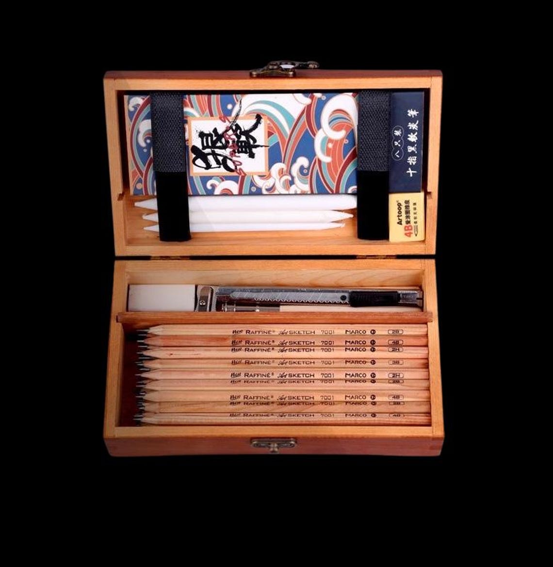 Wooden Art Tool Box - Etsy