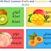 Arabic Fruits & Vegetables Flashcards: Bilingual Learning Tool (digital ...
