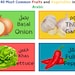 Arabic Fruits & Vegetables Flashcards: Bilingual Learning Tool (digital ...