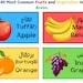 Arabic Fruits & Vegetables Flashcards: Bilingual Learning Tool (digital ...