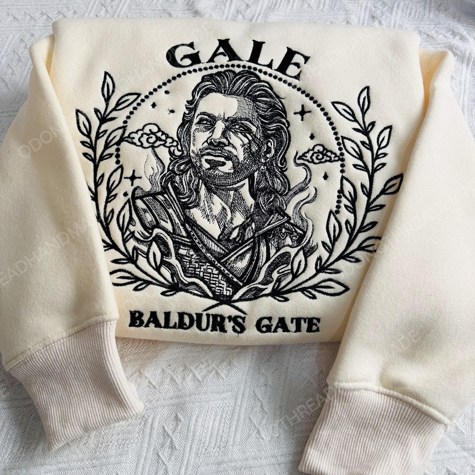 Gale Embroidered Sweatshirt: Baldur's Gate Fan Apparel - Etsy