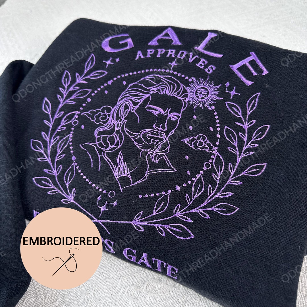 Gale Embroidered Sweatshirt V2, Gale Bg3 Embroidered Hoodie, Baldur's ...