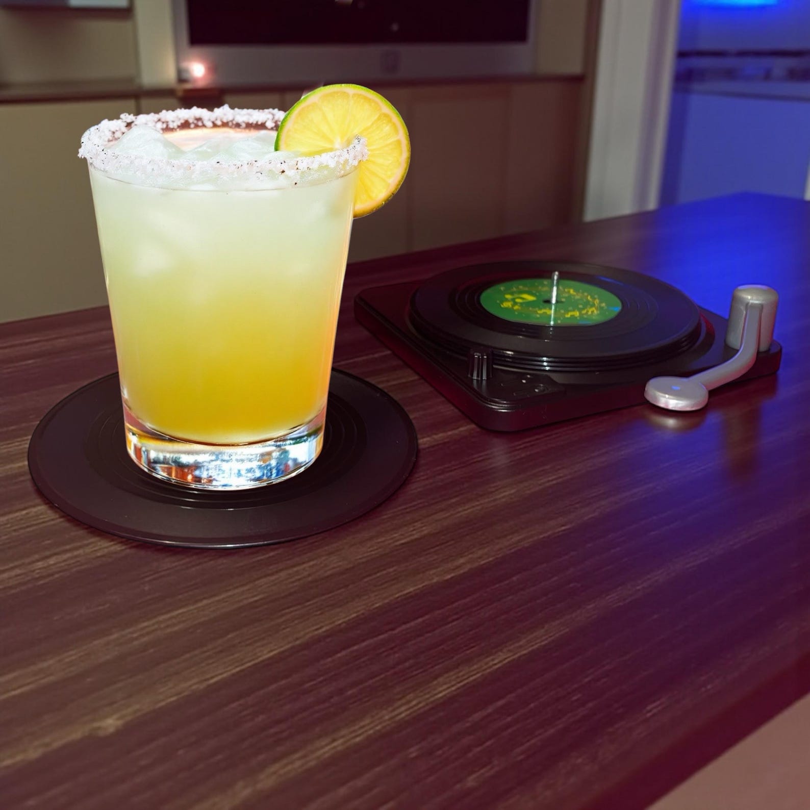 Retro Record Player Coaster Set: Music Lover Gift - Etsy