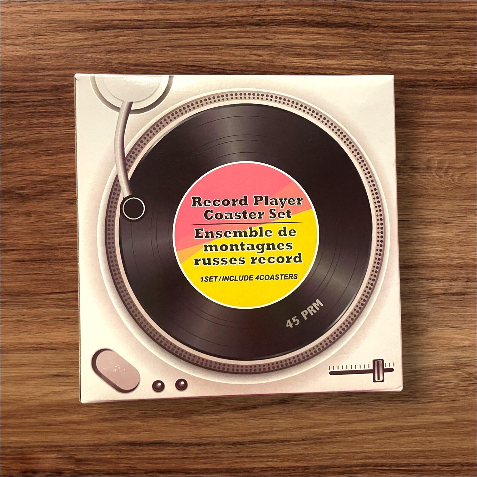 Retro Record Player Coaster Set: Music Lover Gift - Etsy