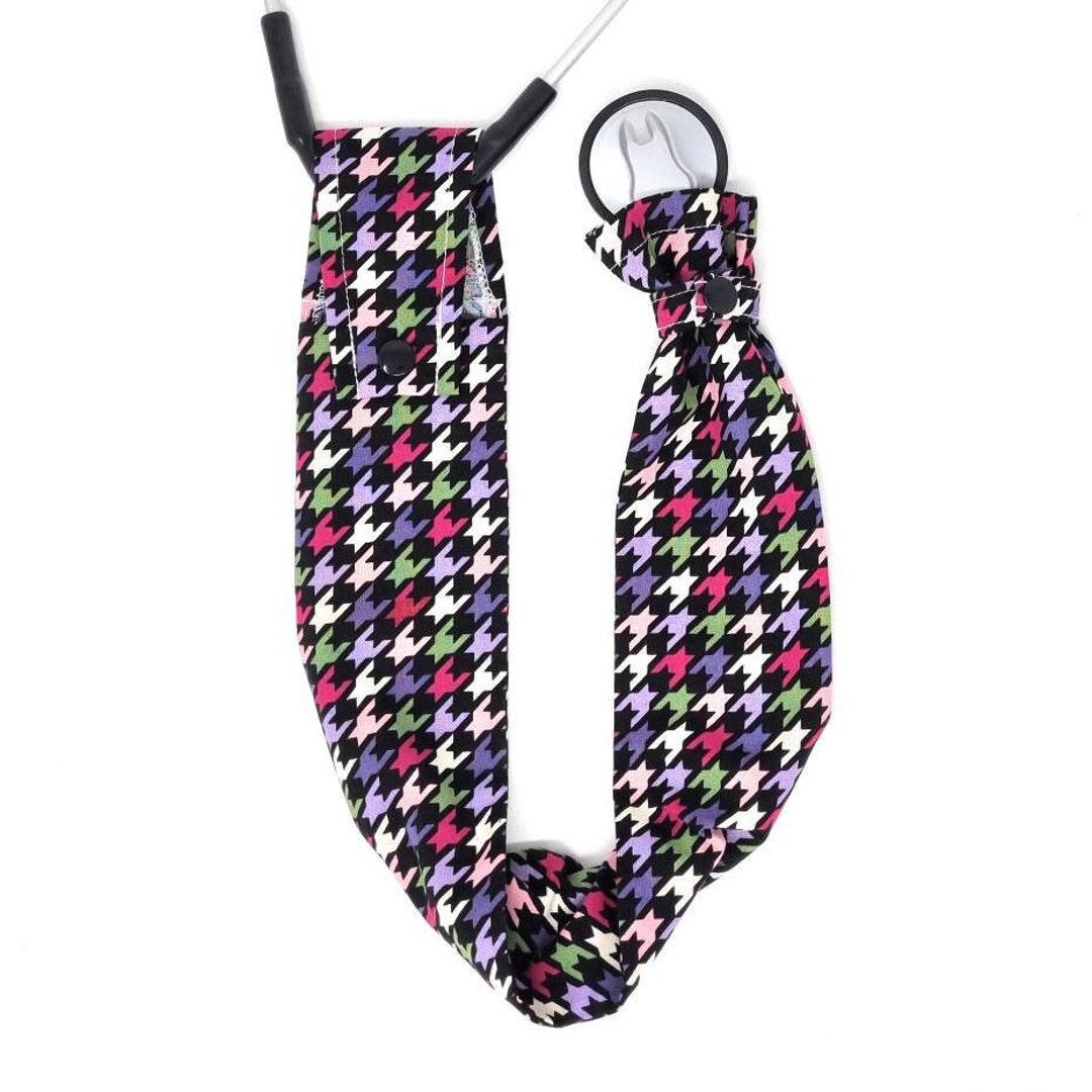 Houndstooth Stethoscope Cover: Multi-colored Cotton, Nursing Accessory ...