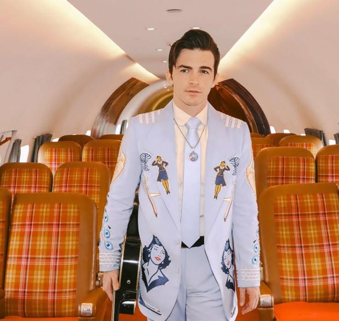 Men's Powder Blue Suit Customized Hand-embroidered Western Cowboy ...