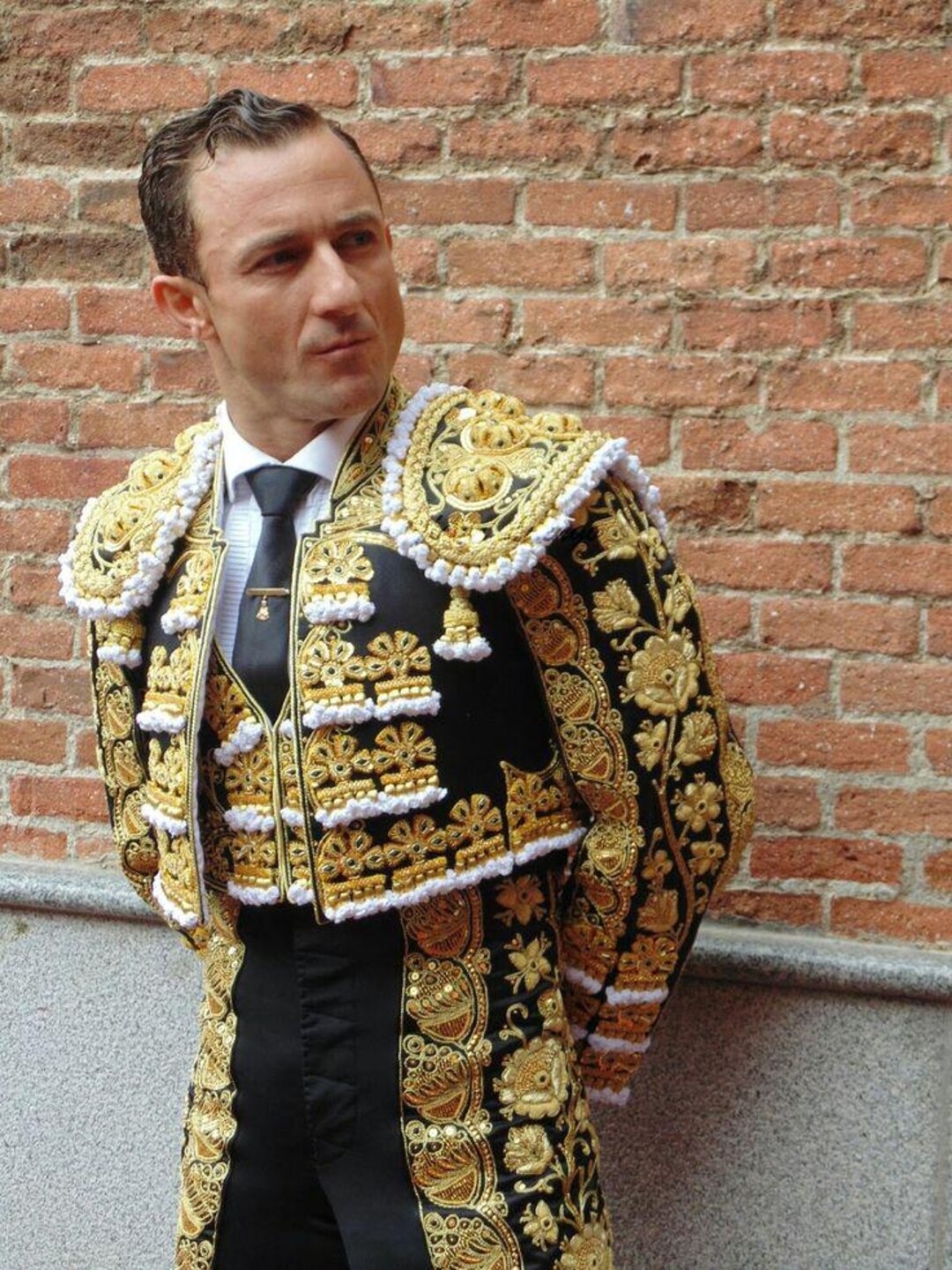 Men Customized Black Matador Bullfighter Costume Spanish Carnival ...