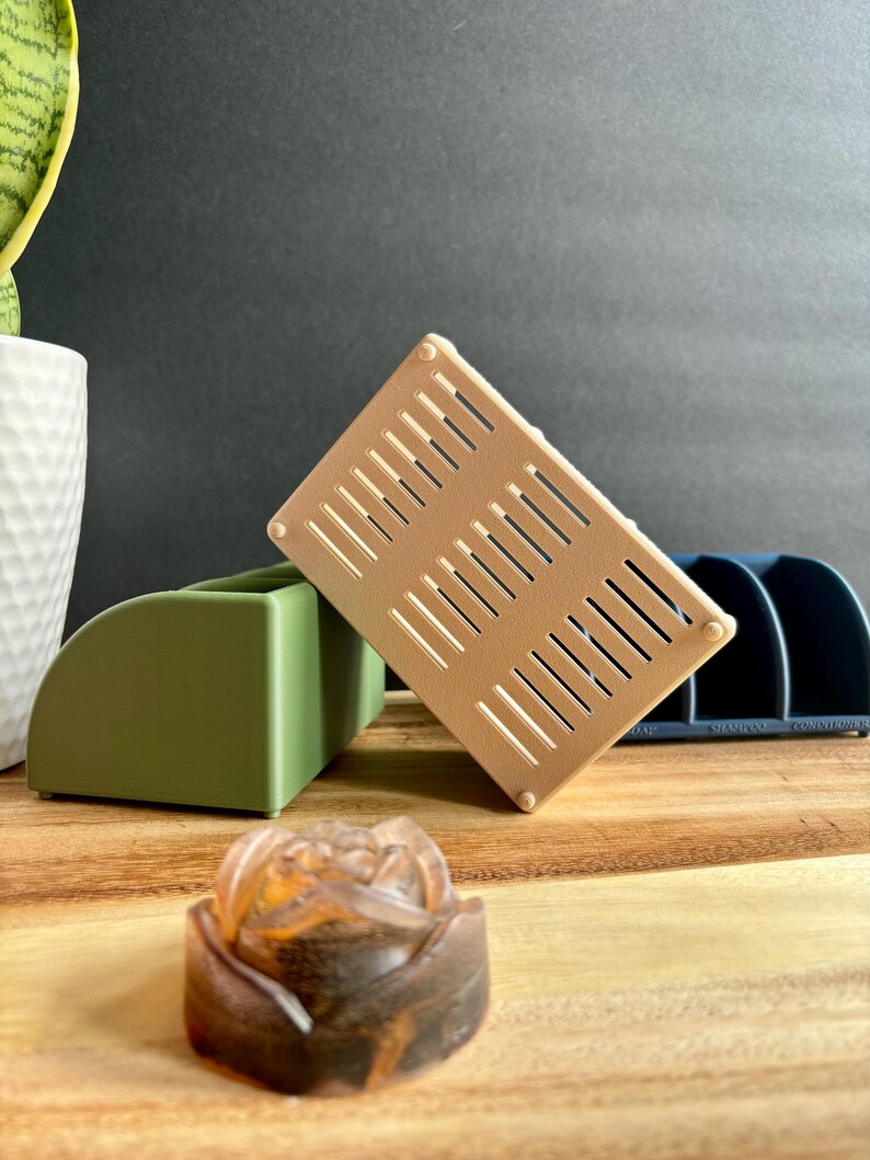 Solid Shampoo Holder 3 Bar Holder Solid Shampoo and Conditioner Dish - Etsy