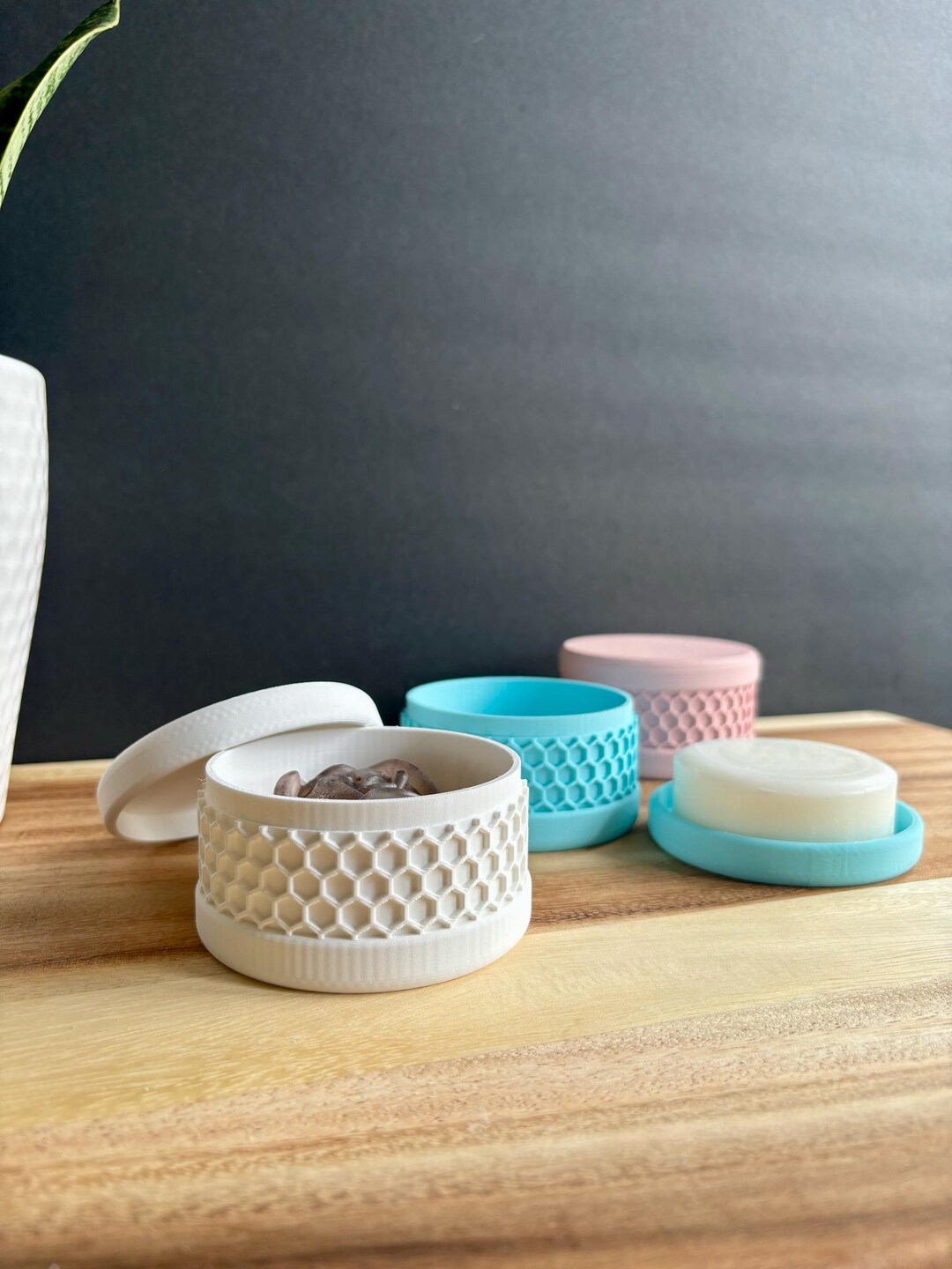 Solid Shampoo Bar Travel Case, Honeycomb Design Travel Holder, Holiday ...