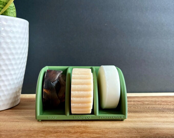 Shower Shampoo Bar Holder Storage Crochet Handmade 100% Cotton Yarn ...